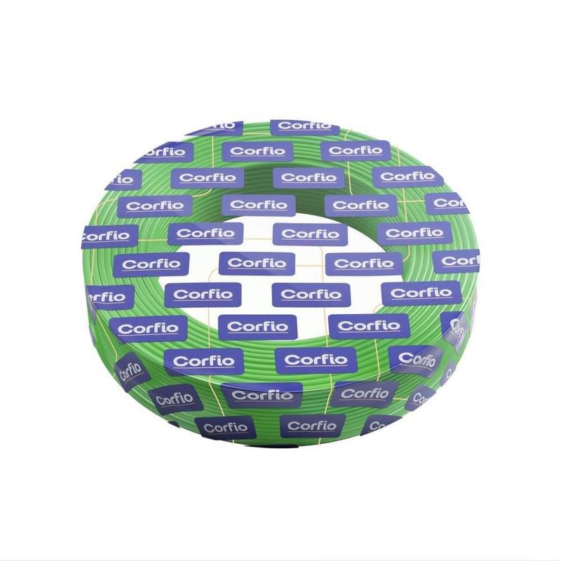 Cabo Rígido Corfio 16mmx100m Rolo 1KV Verde - Cabo / Fio Elétrico ...