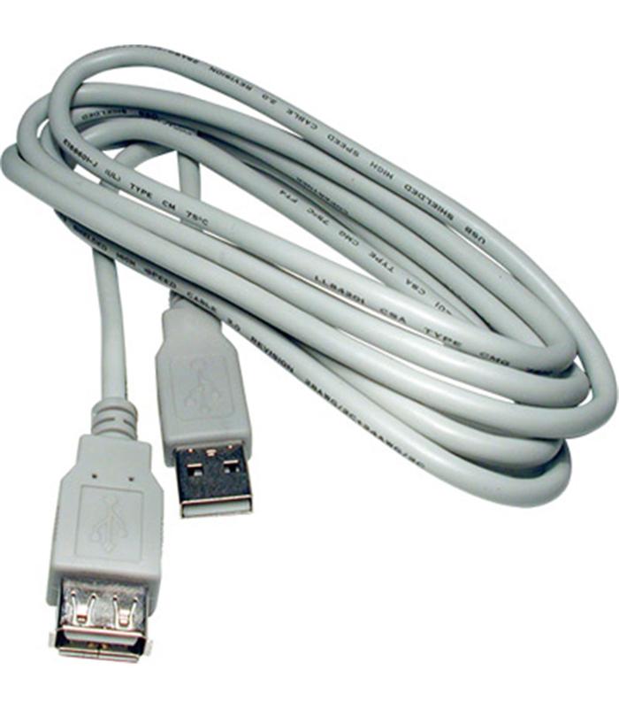 Cabo usb a + usb a femea 2.0 cinza 1.8mts - MXT - Cabo USB - Magazine Luiza