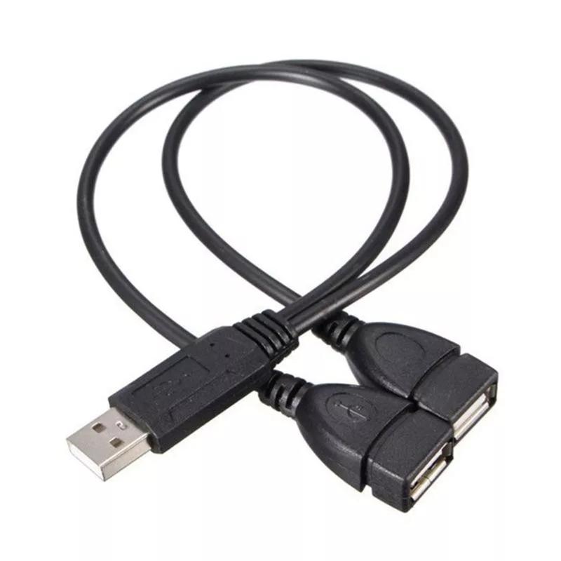 Cabo Usb Duplo Um Para Dois Fêmeas Carregamento e Dados - XZT - Cabo ...