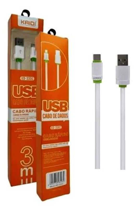 Cabo usb kaidi 3m carregamento rápido kd-330c - Cabo USB - Magazine Luiza