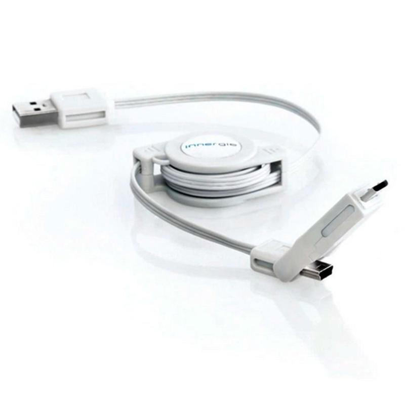 Cabo USB para Micro USB e Mini USB - Retratil - Magic Cable - Innergie ...