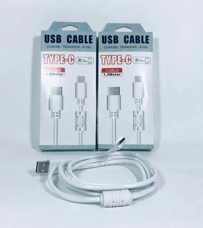 cabo USB tipo-c 1,5 metros com pontas blindadas resistente carregamento ...