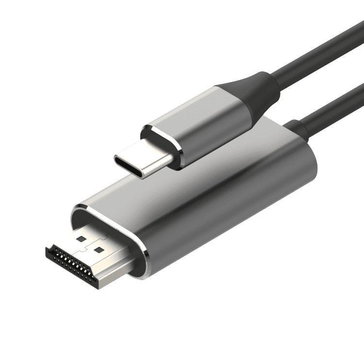 Cabo Usb tipo C Thunderbolt para HDMI - 2 metros - Alumínio - Premium ...