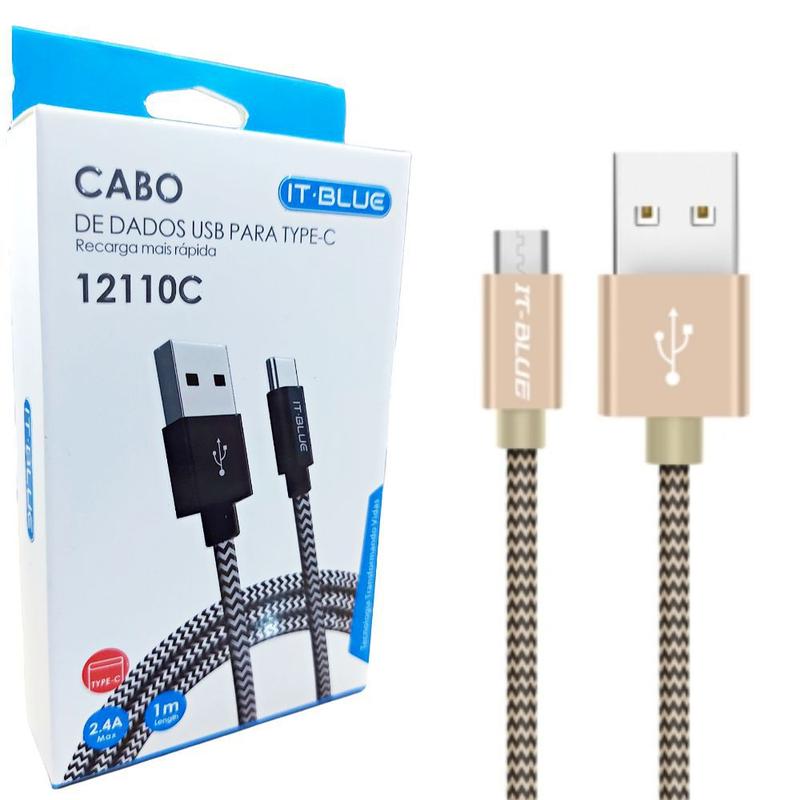 Cabo Usb Tipo C Turbo 1 metro - It-Blue - Cabo USB - Magazine Luiza