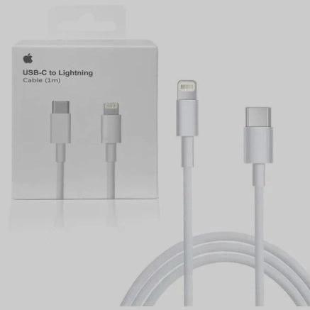 Cabo USBC Turbo para Lightning 1 Metro Original Branco Iphone-11-12-13 ...