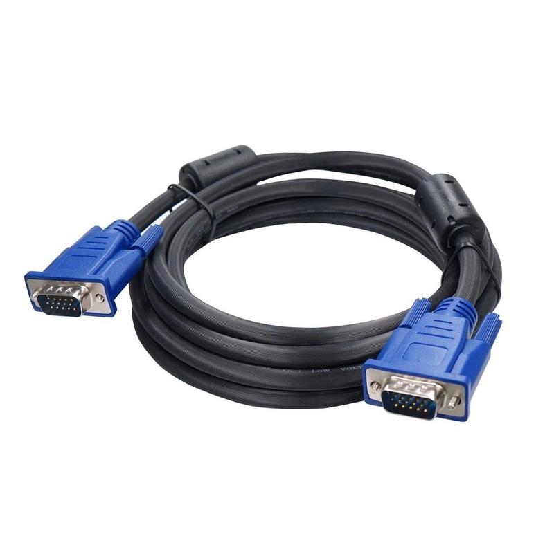Cabo VGA 5 Metros PC Monitor Projetor DB15 5m Com Filtro - E-Think ...