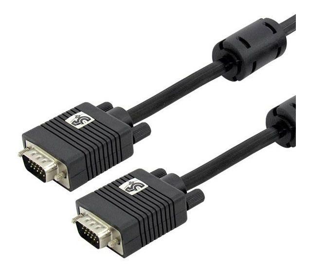 Cabo vga para monitor 5 metros chipsce pc projetor notebook - Cabo VGA ...
