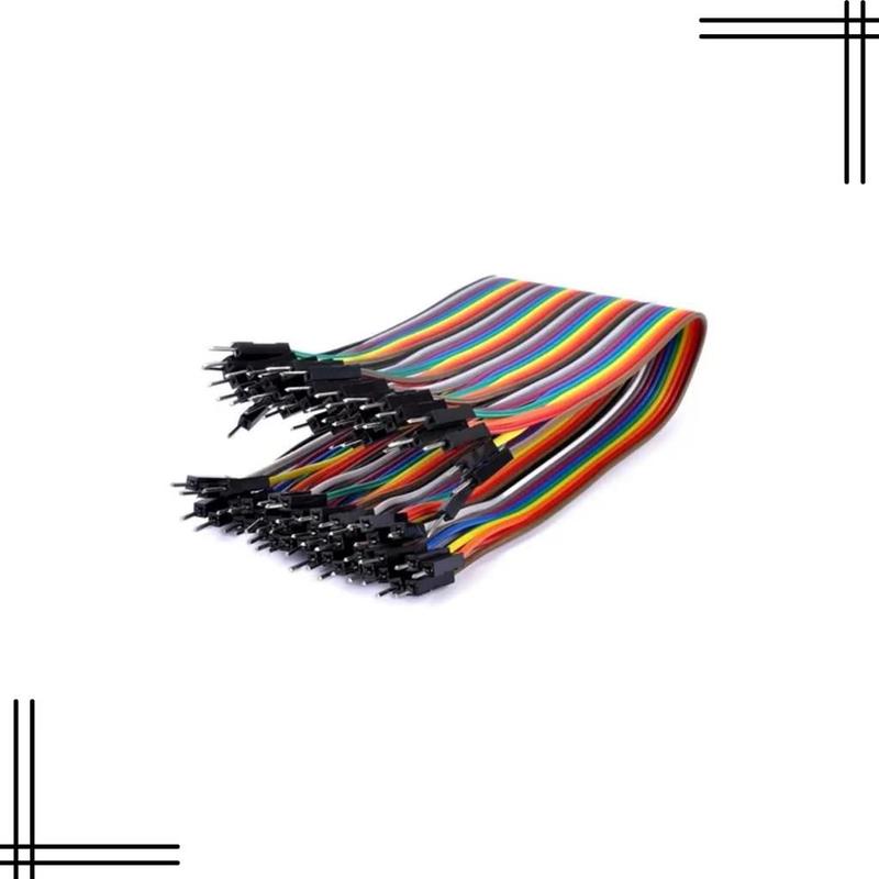 Cabo Wire Jumper 20cm 40 Fios Macho-macho Protoboard Arduino - Robomix ...