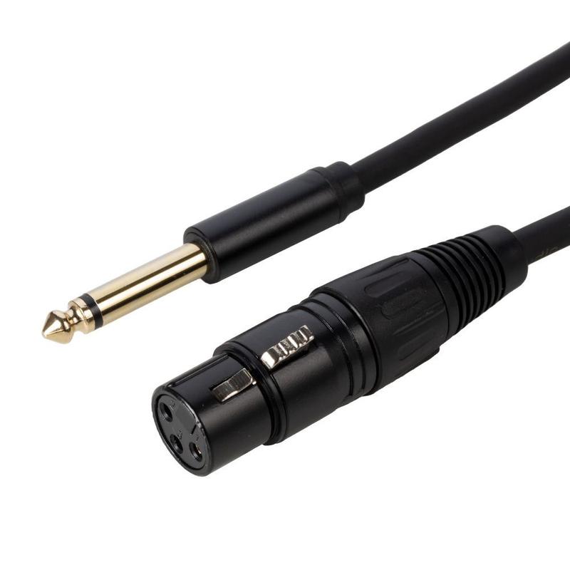 Cabos & Plugs - Cabo TS P10 Mono - XLR Femea Profissional - Cabos e ...