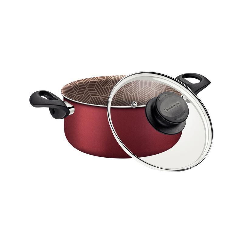 Caçarola Tramontina Paris em Alumínio com Revestimento Antiaderente ...