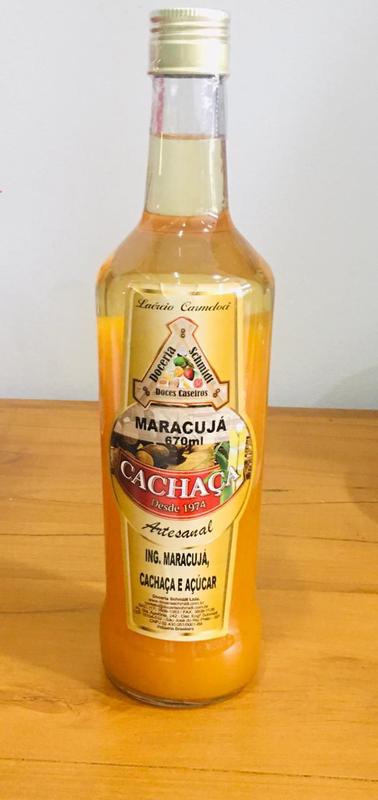 Cachaça Licor de Maracujá 670ml - Doceria Schmitt - Licor - Magazine Luiza