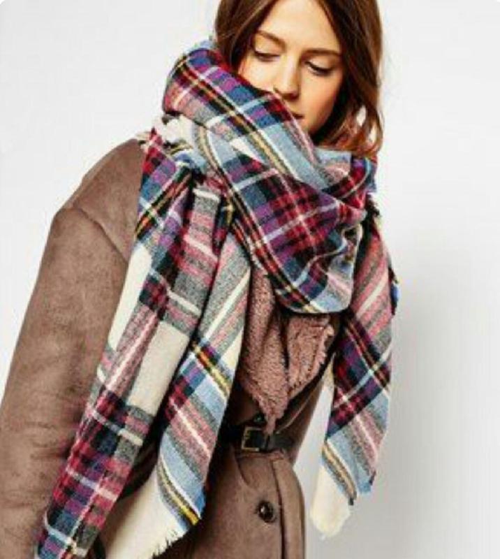 Cachecol Echarpe Pashiminas Xale Argentina Xadrez Miss All Size 1 ...