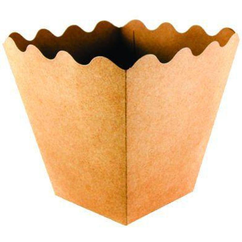 Cachepot de Papel Pequeno Kraft - Pacotes com 10 Unidades - TEMA FESTAS ...