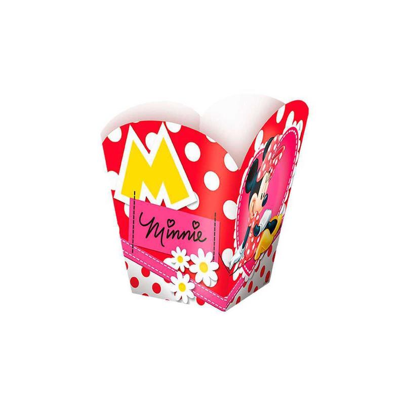 Cachepot Minnie Vermelho e Rosa 13x12x12cm 8und - Regina - Cachepot ...