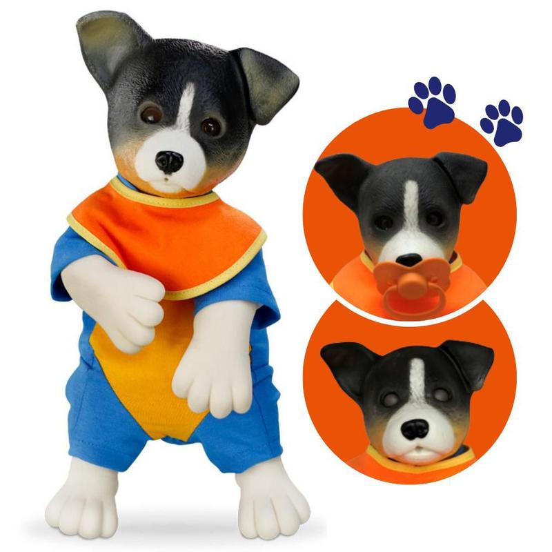 Cachorrinho Vinil Boneco Pet Reborn Bebê Coleção Filhotinhos - Roma ...