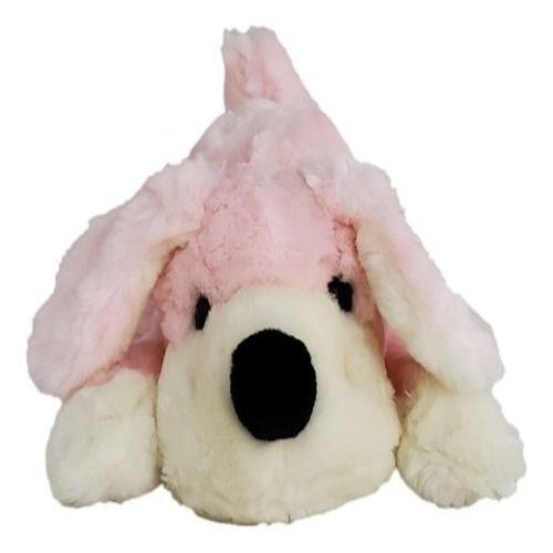 Cachorro deitado rosa Manuque C01P 30cm - Pelúcia - Magazine Luiza