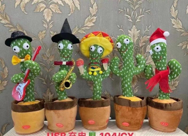 Cacto Dançante Falante Com Música Grava Fala Música C/ Luz - Cakito ...