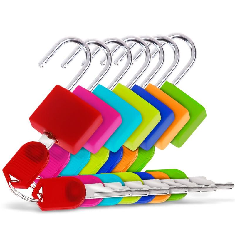 Cadeado Armário Metal Colorido Seguro Pequeno Bolsa Camping - Afastore ...