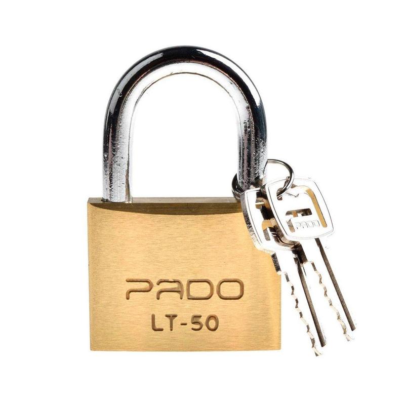 Cadeado De Latão Pado Lt - 50mm 2 Chaves Não Enferruja - Cadeados ...