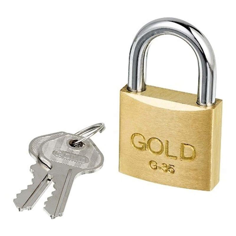 Cadeado Gold 35mm - Cadeados - Magazine Luiza