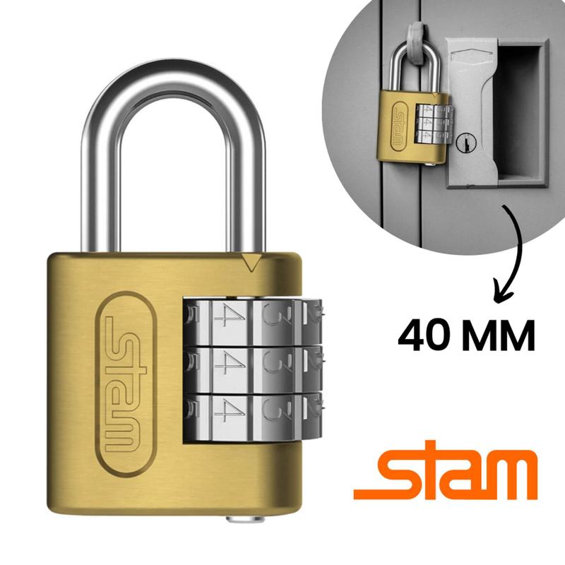 Cadeado Grande com Segredo Senha - 40mm Stam - Cadeados - Magazine Luiza