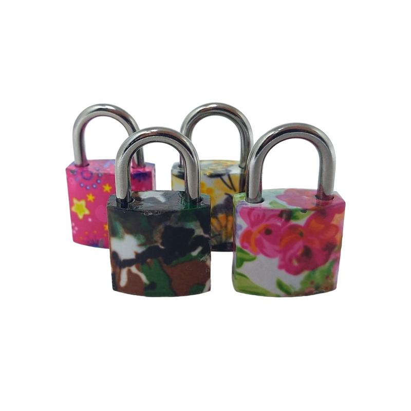 Cadeado Pequeno 4 Unidades Mala de Viagem Armário Vestiário - Monaliza ...