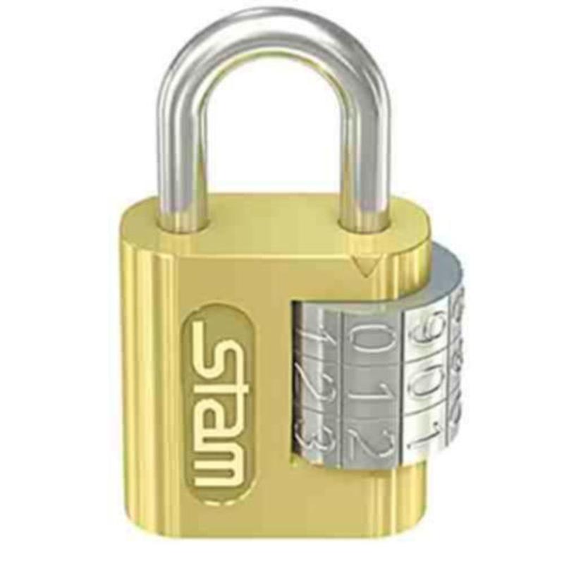 Cadeado Segredo 40mm Latonado - Stam - Cadeados - Magazine Luiza