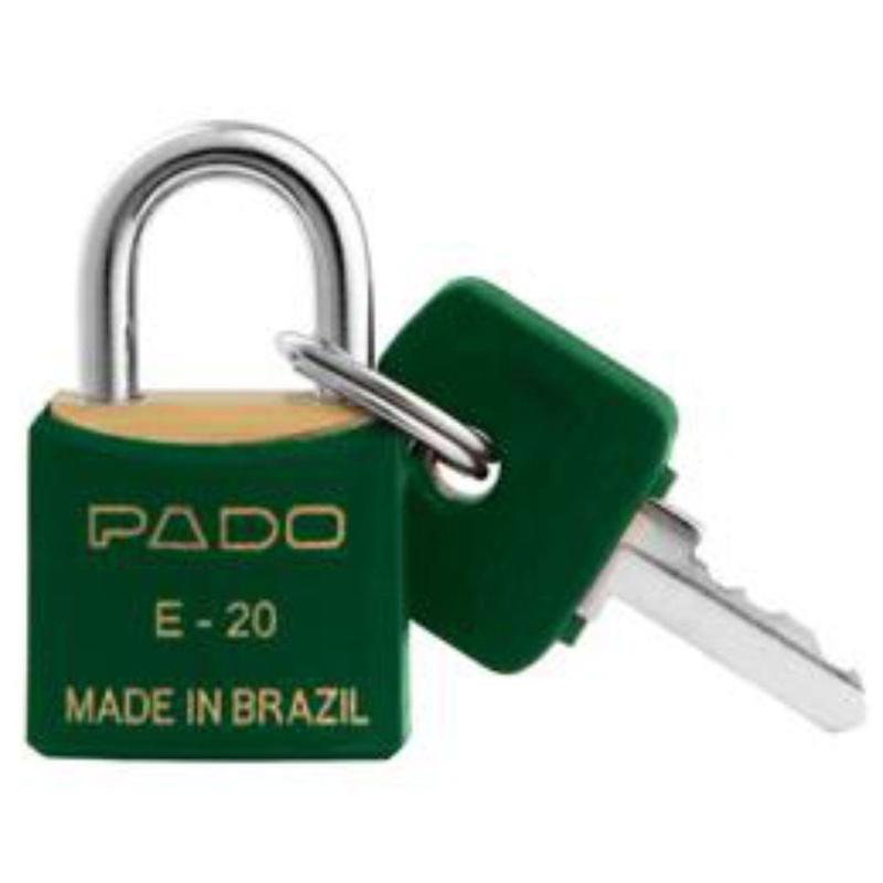Cadeado SM E-20mm Cor Verde Pado. - Cadeados - Magazine Luiza