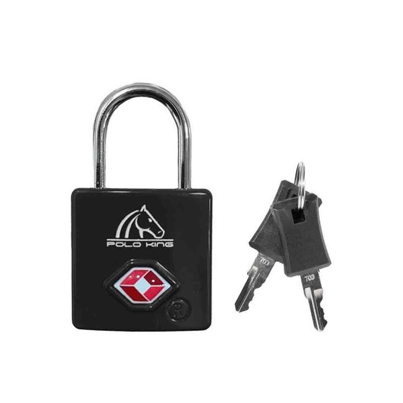 Cadeado TSA com Chave Preto - Polo King - Cadeados - Magazine Luiza