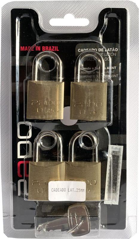 Cadeados Segredos Iguais Pado (4 unidades) - 25mm - Cadeados - Magazine ...