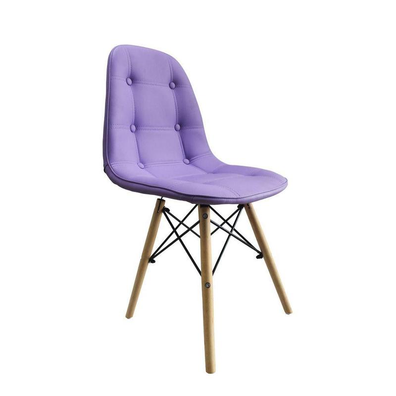 Cadeira Charles Eames Botonê Acolchoada Estofada Varias Cores ...