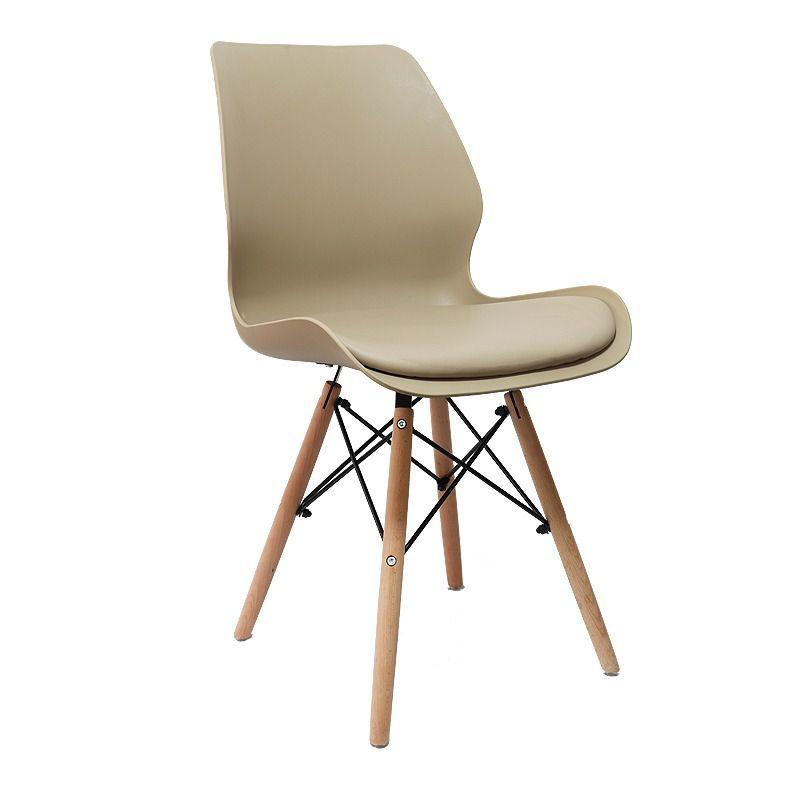 Cadeira Charles Eames Eiffel Rubi Nude - ELIDY - Cadeira de Escritório - Magazine Luiza