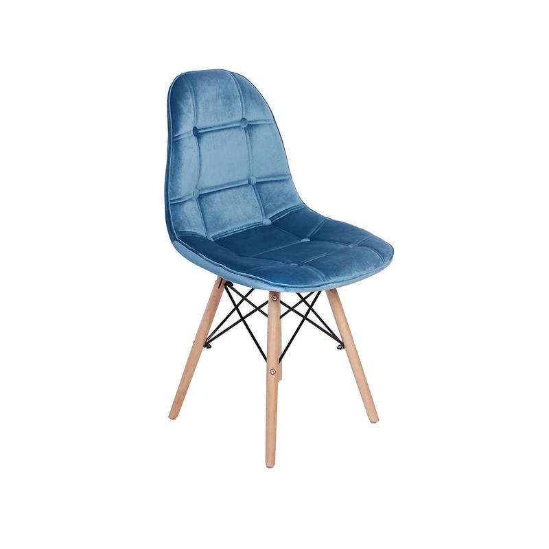 Cadeira Charles Eames Velvet Estofada Veludo Colorida - homelandia ...