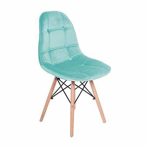 Cadeira Charles Eames Velvet Estofada Veludo Colorida - homelandia ...