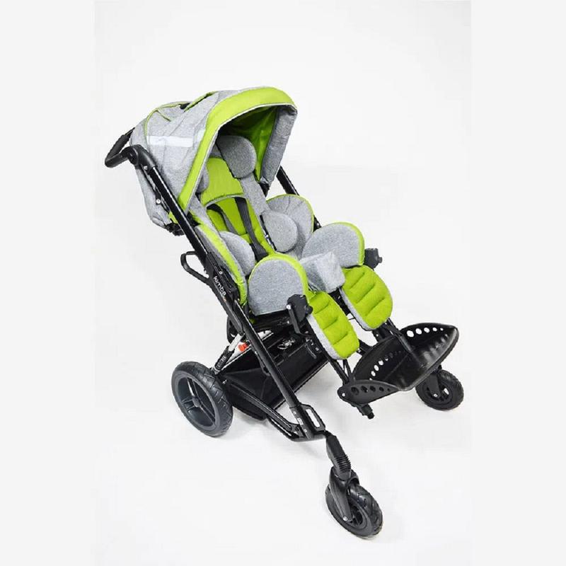 Cadeira de Rodas Postural Infantil Kimba Neo tamanho 2 Cinza/Verde ...