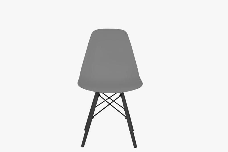 Cadeira Eames Cinza Pés de Plástico - Mais Life Design - Móveis de ...