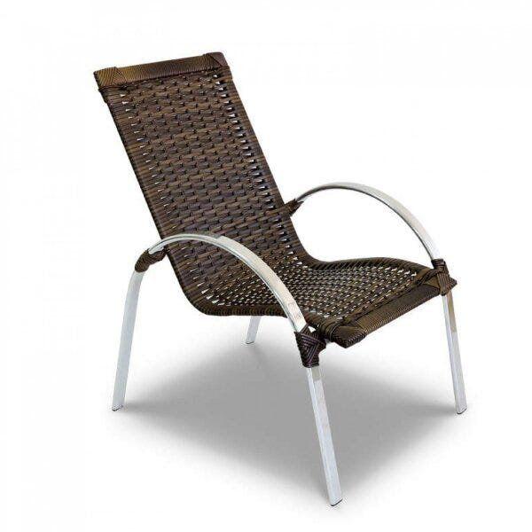 Cadeira Fibra Sintética e Alumínio Porto Rico Móveis Brasil de Coração ...