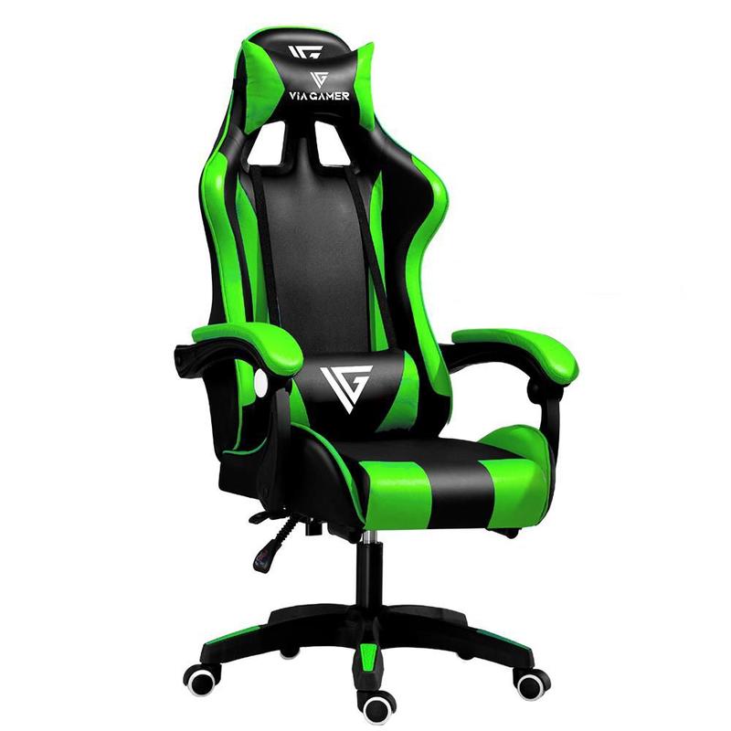 Cadeira Gamer The First Verde Sem Apoio De Pé - VIA GAMER - Cadeira ...
