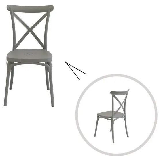 Cadeira Katrina Poltrona Sala Jantar Cinza Kit 2 un - Mais Life Design ...