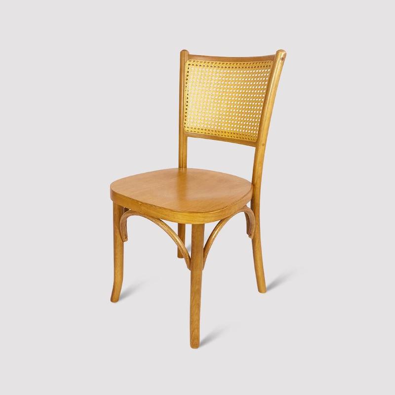 Cadeira Malibu De Madeira Maciça Encosto em Tela - Mobello Móveis ...