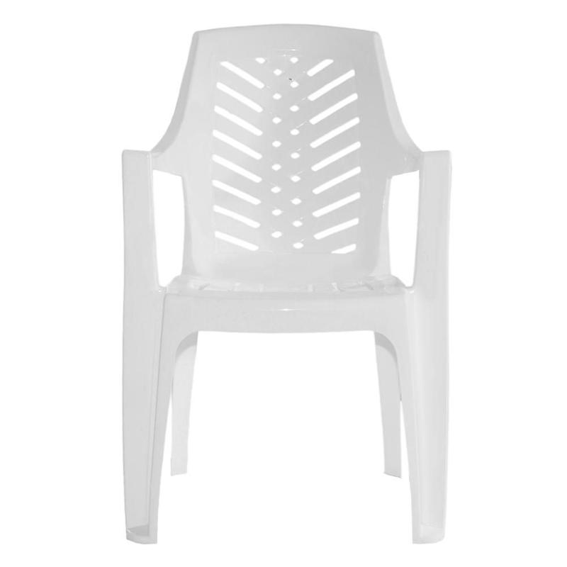 Cadeira Marbella Plástica Encosto Alto kit com 8 Branca - Mais Life ...