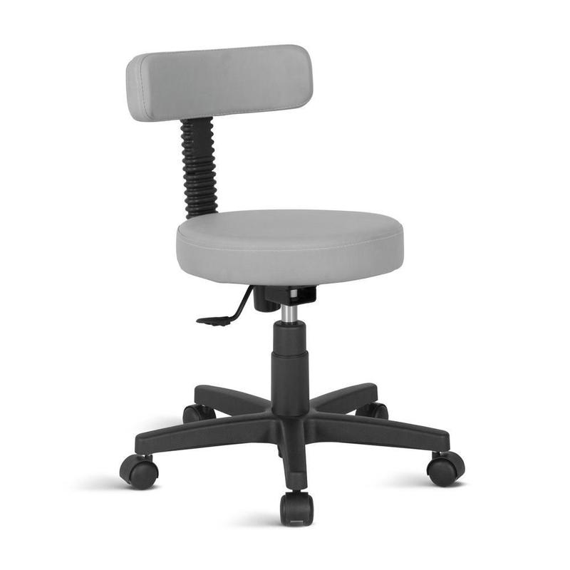 Cadeira Mocho Estética Odontologia Menor Rv - Azul/Escuro - Alphaflex ...