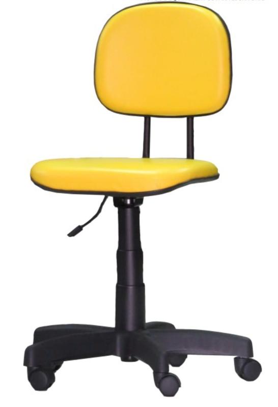 Cadeira secretária com regulagem de altura a gás e L duplo korano ...