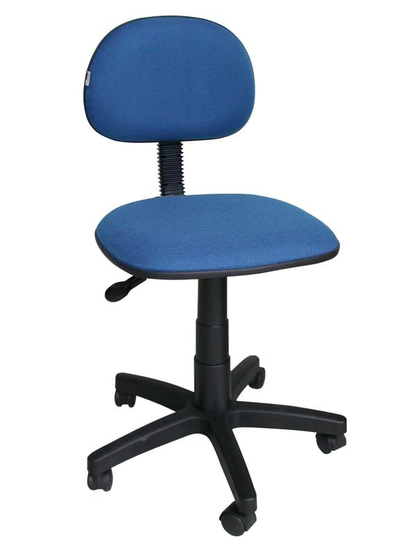 Cadeira Secretária Giratória Pistão a Gás tecido - Abeflex - Cadeira de ...