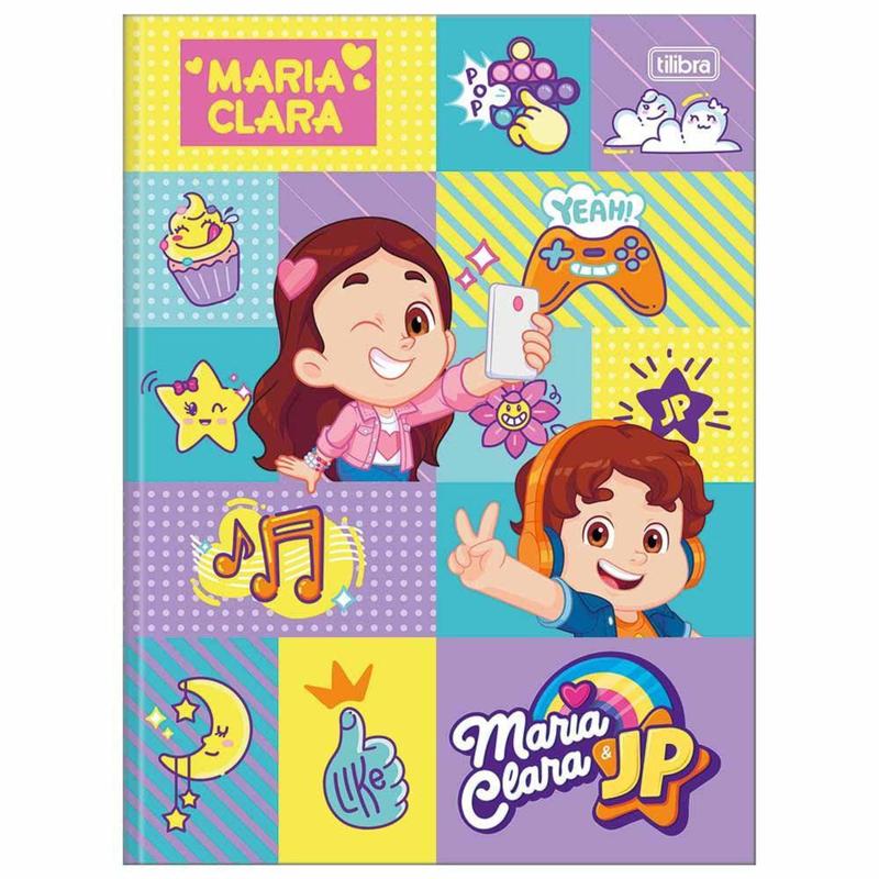 Caderno Brochura Maria Clara e JP 80 Folhas Tilibra - Caderno Brochura ...