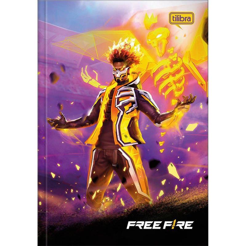 Caderno Brochura Universitário Free Fire 80 Folhas TILIBRA - Caderno ...
