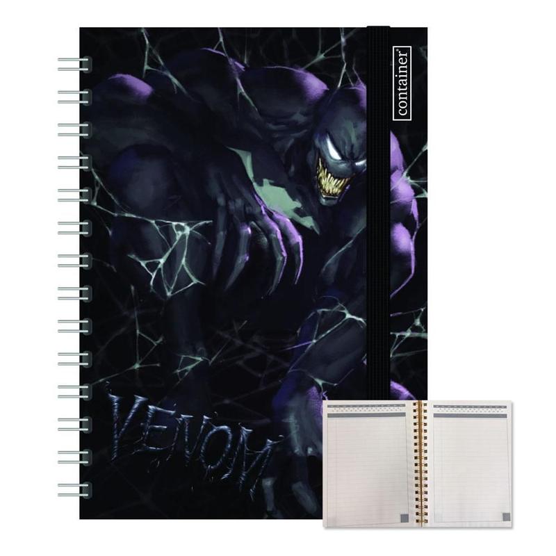 Caderno Bullet Journal 80fls Venom Dermiwil Container - Caderno ...