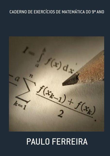 Caderno de exercicios de matematica do 9o ano - Livros de Matemática ...
