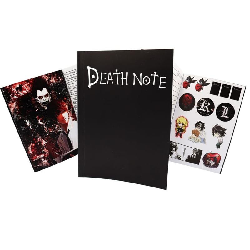Caderno Death Note Ryuk Livro Kira com Adesivos - Destrava Geek ...