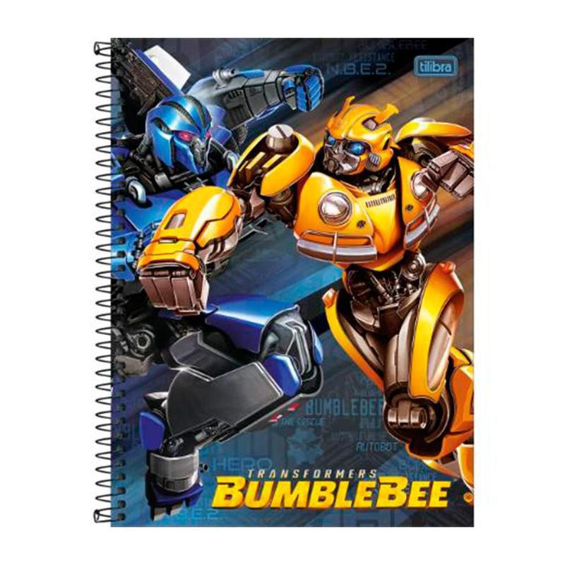 Caderno Espiral Capa Dura Bumblebee Lutando - Tilibra - Caderno ...